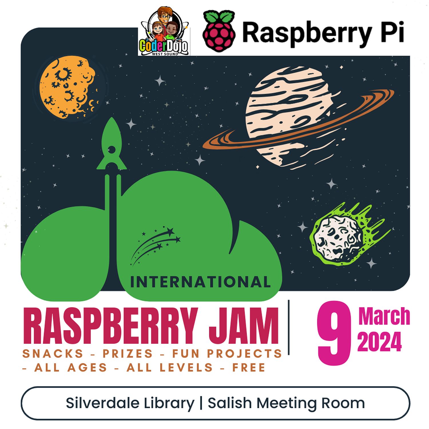 West Sound Coderdojo Raspberry Jam Raspberry Pi Events 